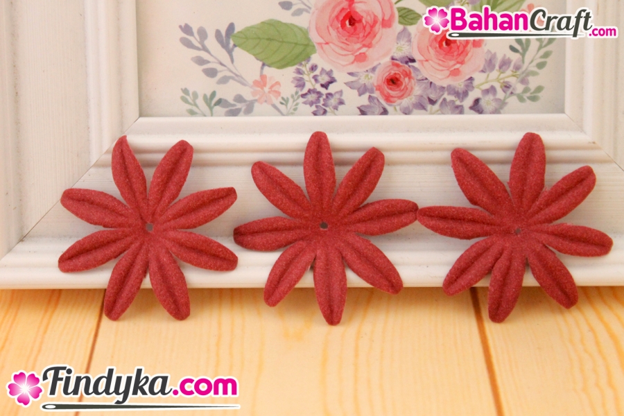 Findyka.com - Bunga hana aster 4,4cm maroon