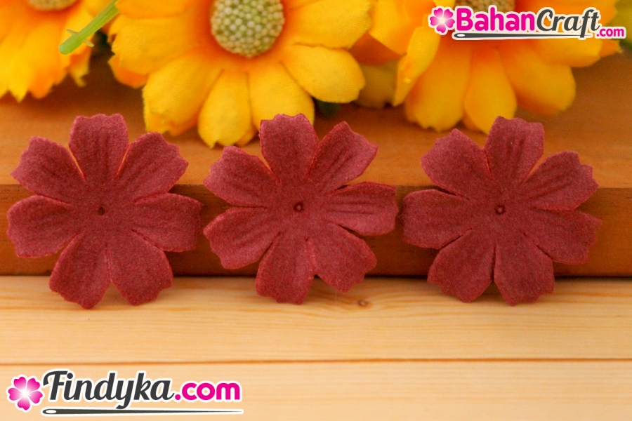 Findyka.com - Bunga hana fresia 3,3cm maroon