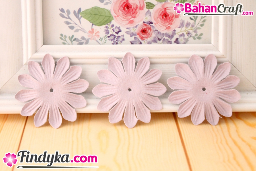 Findyka.com - Bunga hana suede 12k 4cm light purple