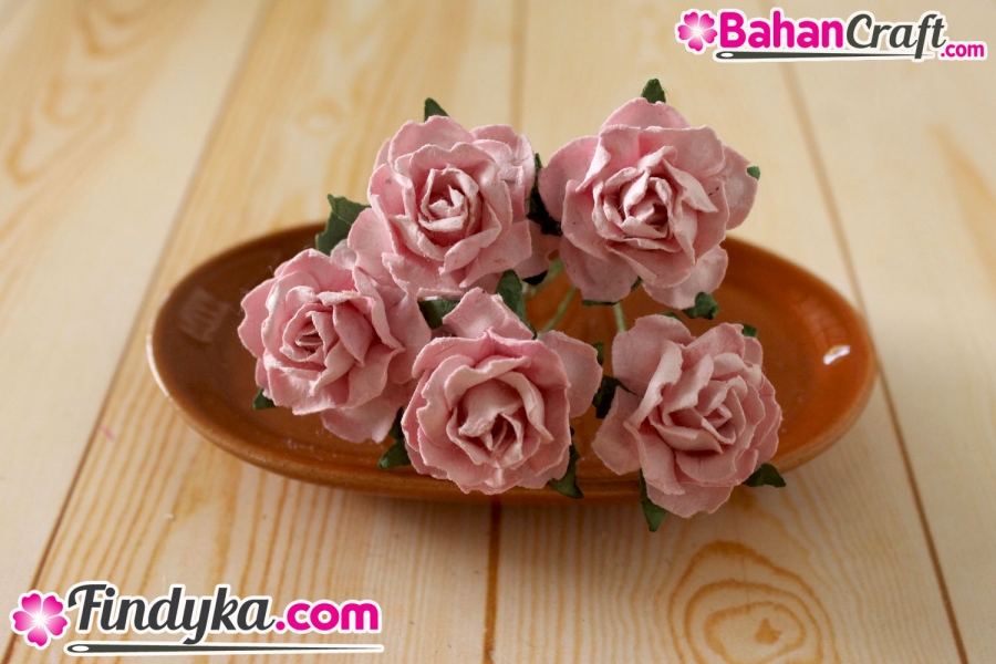 Findyka.com - Bunga mawar keriting pink soft