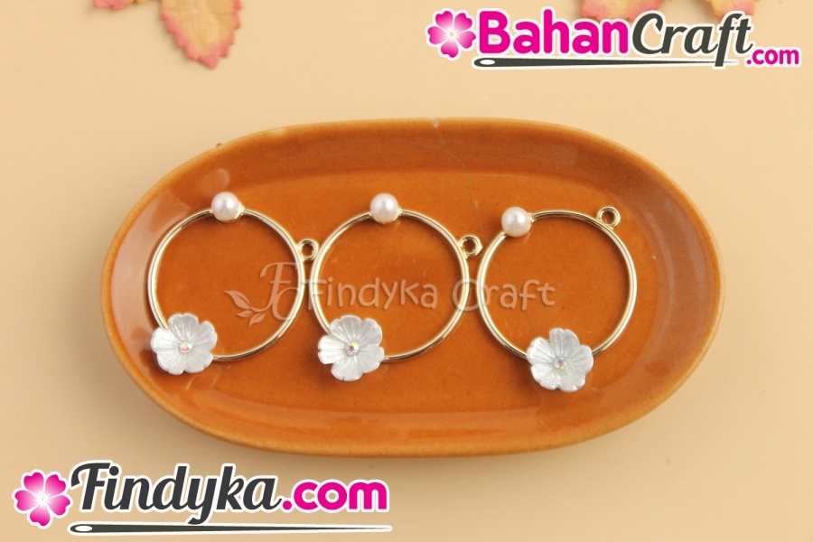 Findyka.com - Charm korea lingkar bunga biru