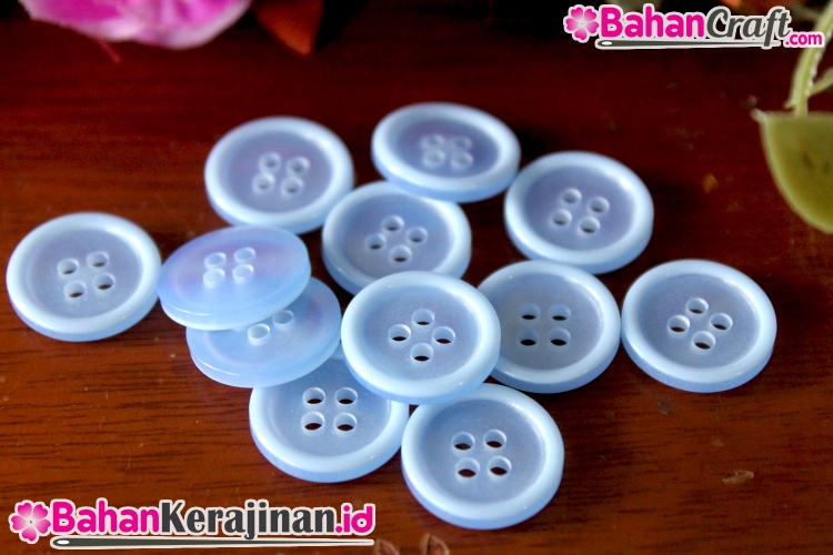 Findyka.com - Kancing jas 1,5cm KJ01 biru muda