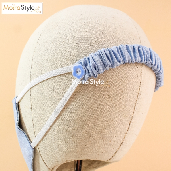 Findyka.com - Extension Mask Amira Motif Polka Blue